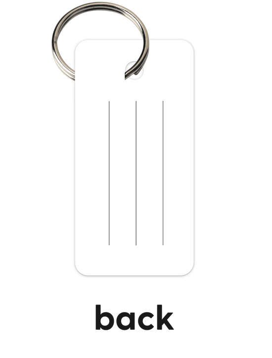 Customizable Plastic Asset Tags (with keyring) | Cheqroom Asset Label ...